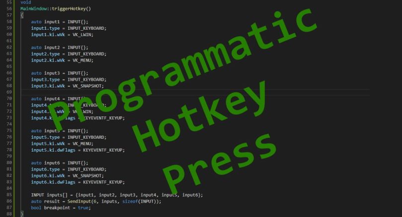 Automate Game Screenshot Capture: Windows API SendInput Function with C++ – The Codeslinger